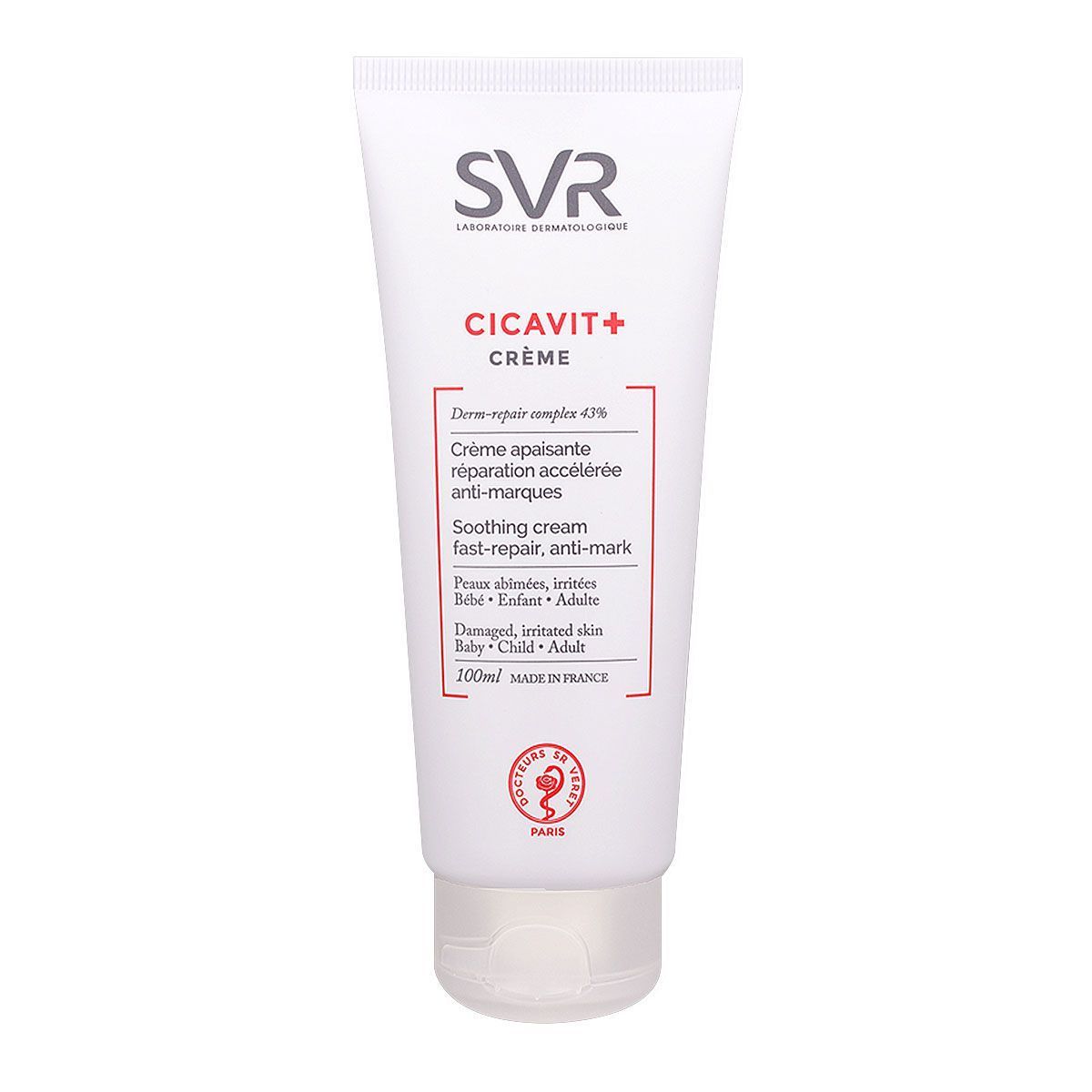 SVR Cicavit+ Crème Apaisante 100 ml - Réparez votre peau