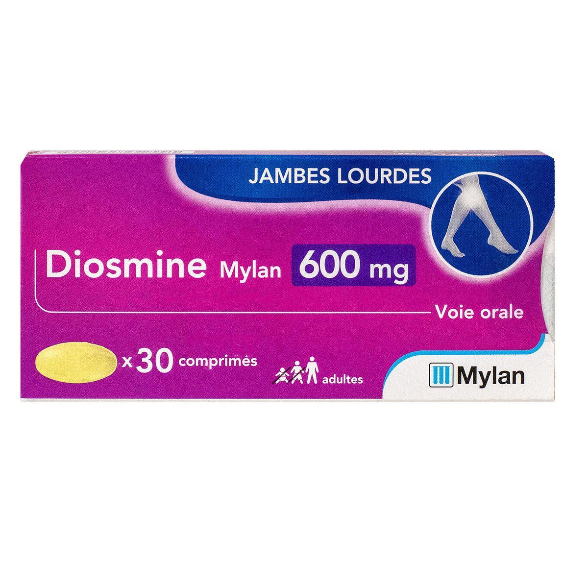 Diosmine 600 mg - Renforcez vos veines - Pharmacie Randanne