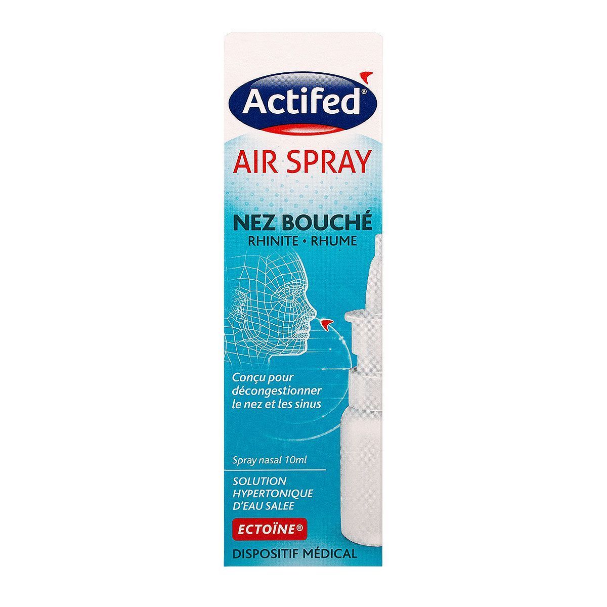 Actifed Spray nasal et buccal 10 ml - Nez bouché et irrité