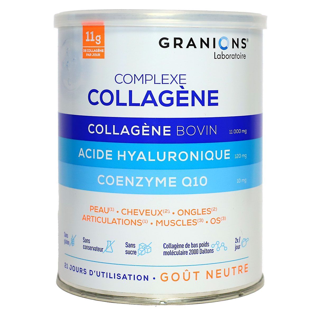 Granions - Complexe Collagène BOVIN - goût neutre 242g
