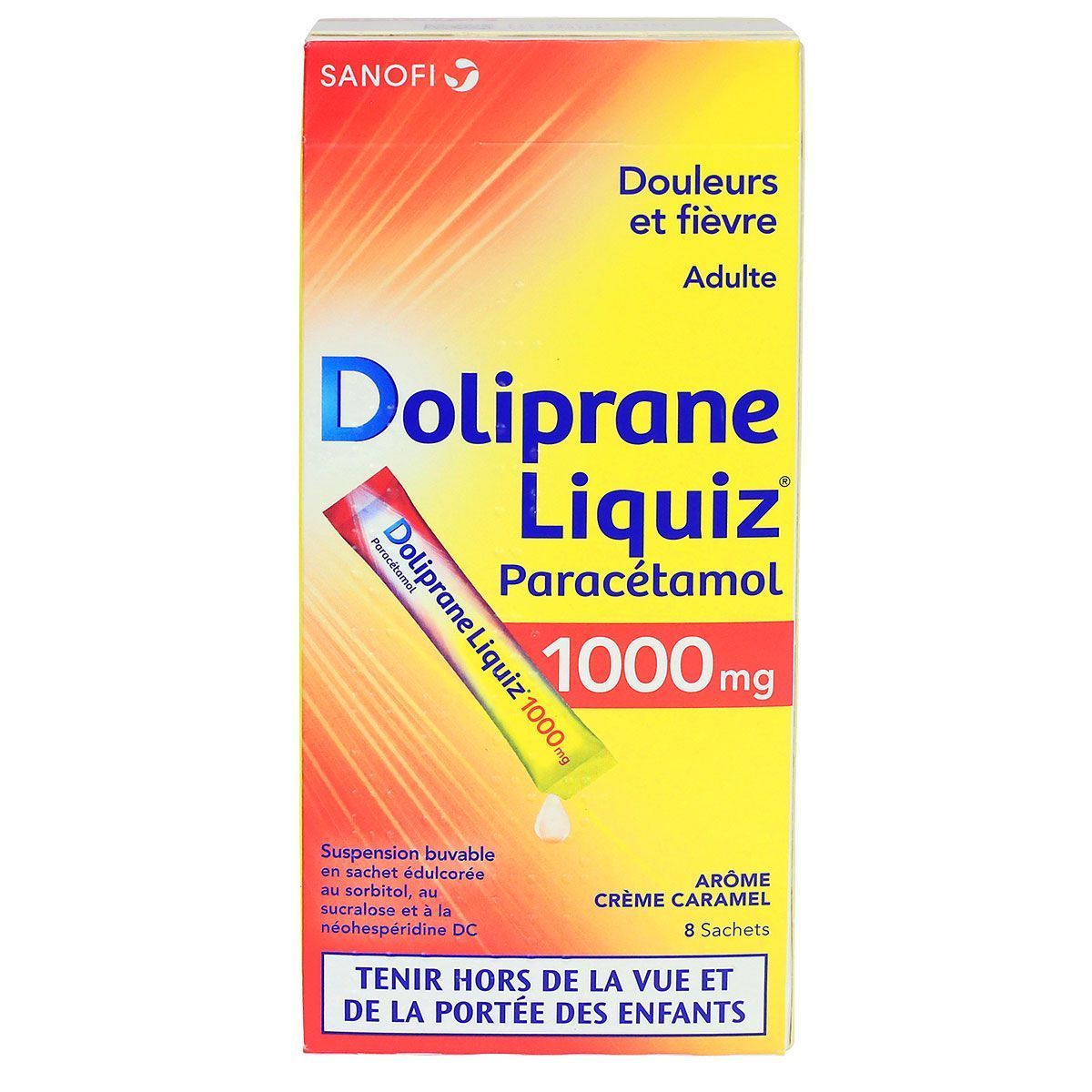 Doliprane solution buvable 1000 mg - Soulagez vos douleurs