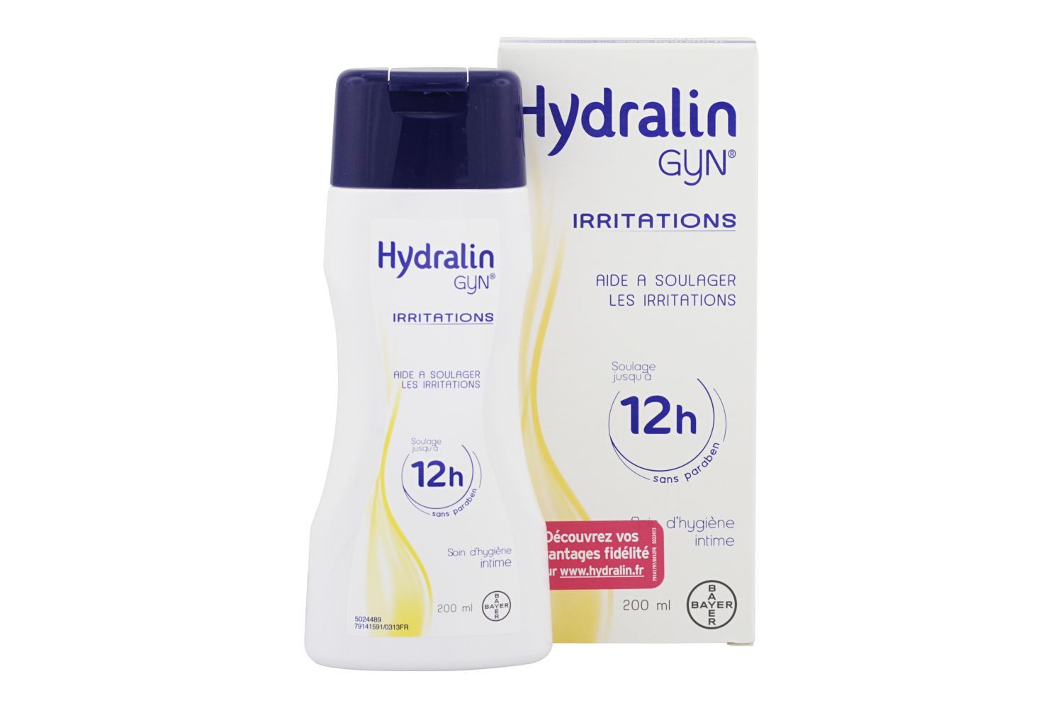 Hydralin soin hygiène intime 200 ml - Mycose vaginale - Pharmacie