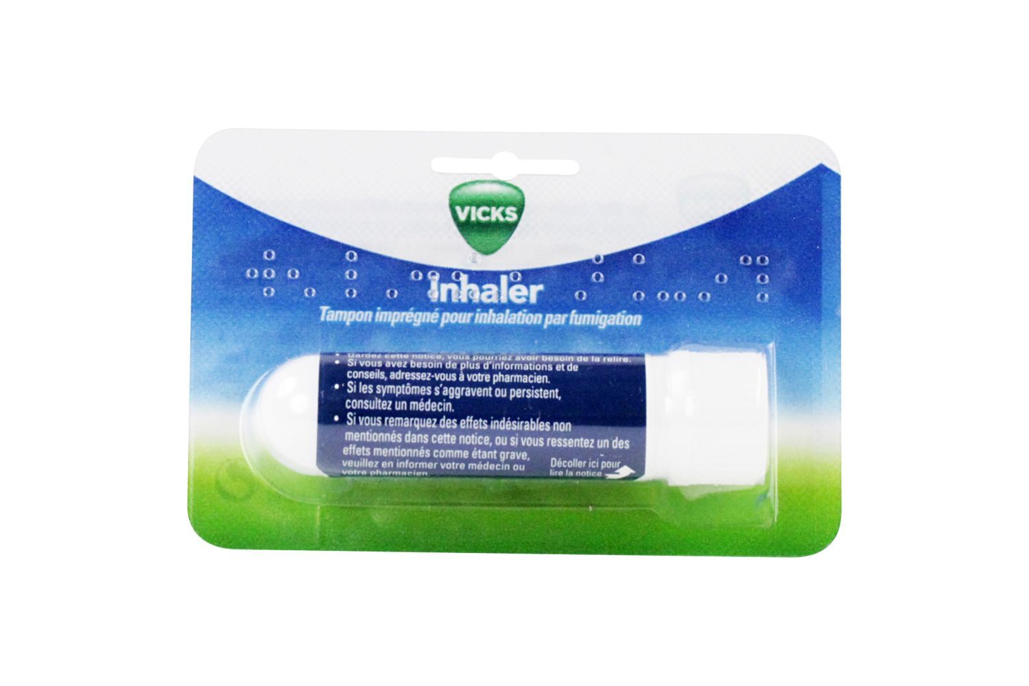 Vicks inhalateur tubulaire 1 ml - Dégagement respiratoire rapide