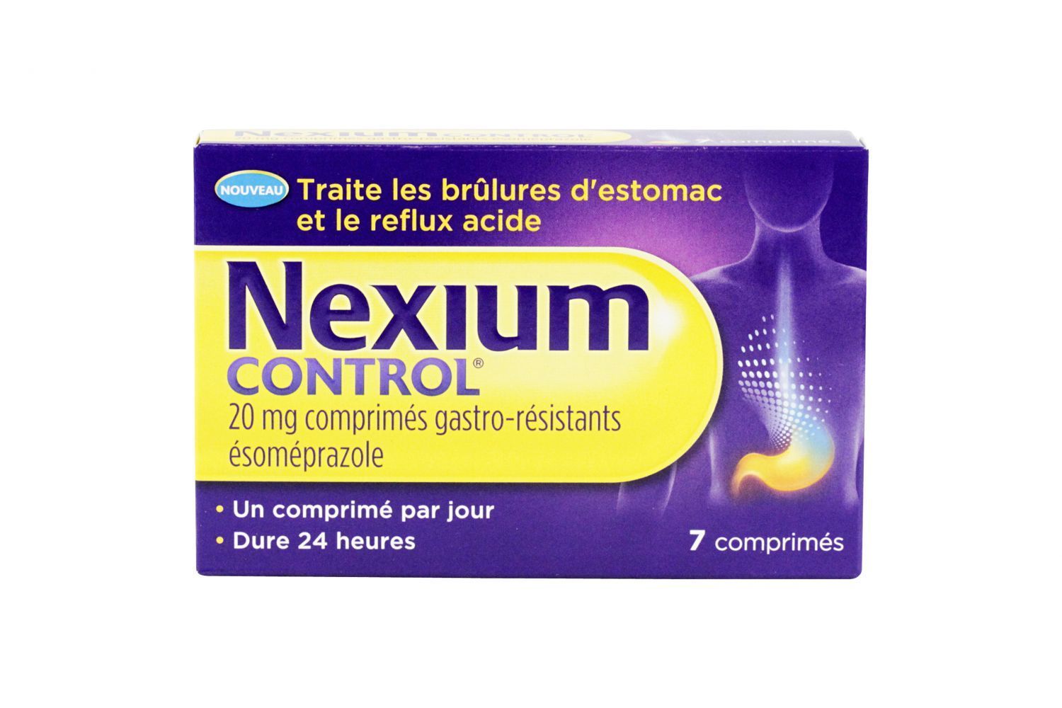 Nexium Control 20 mg - Soulagement du reflux acide - Pharmacie