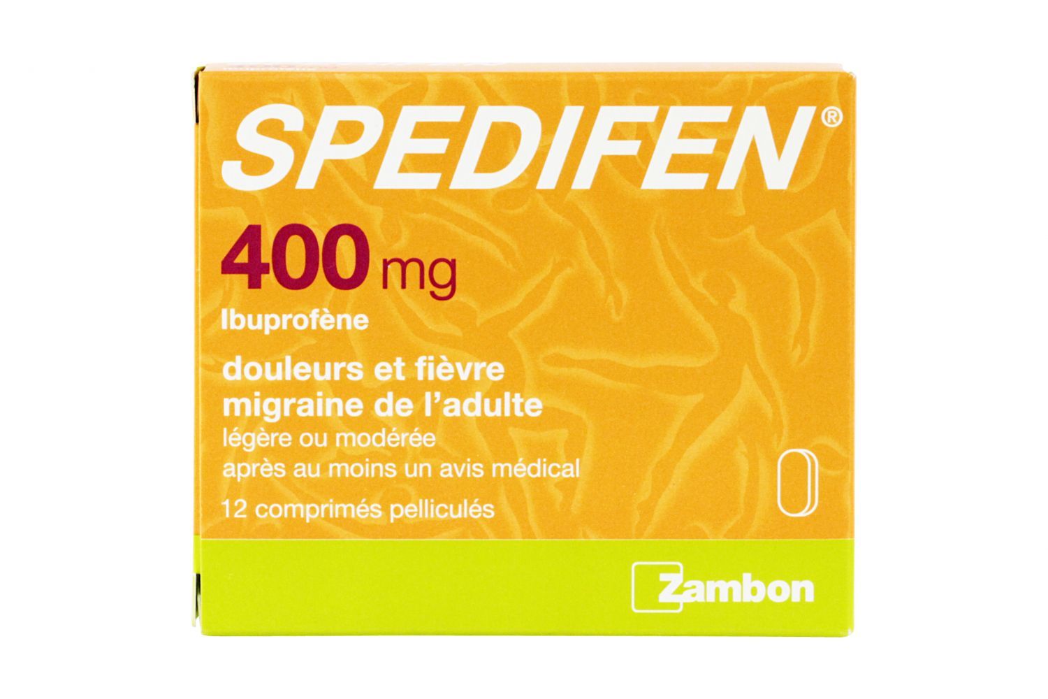 Spedifen 400 mg - Soulagez vos douleurs et fièvres - Pharmacie