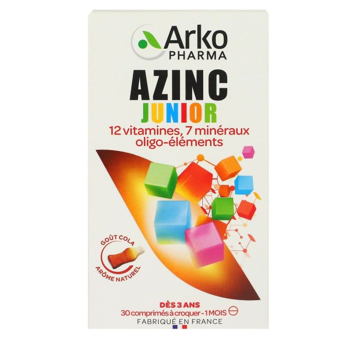 Arkopharma Azinc Junior Vitalité - Tonus et Concentration