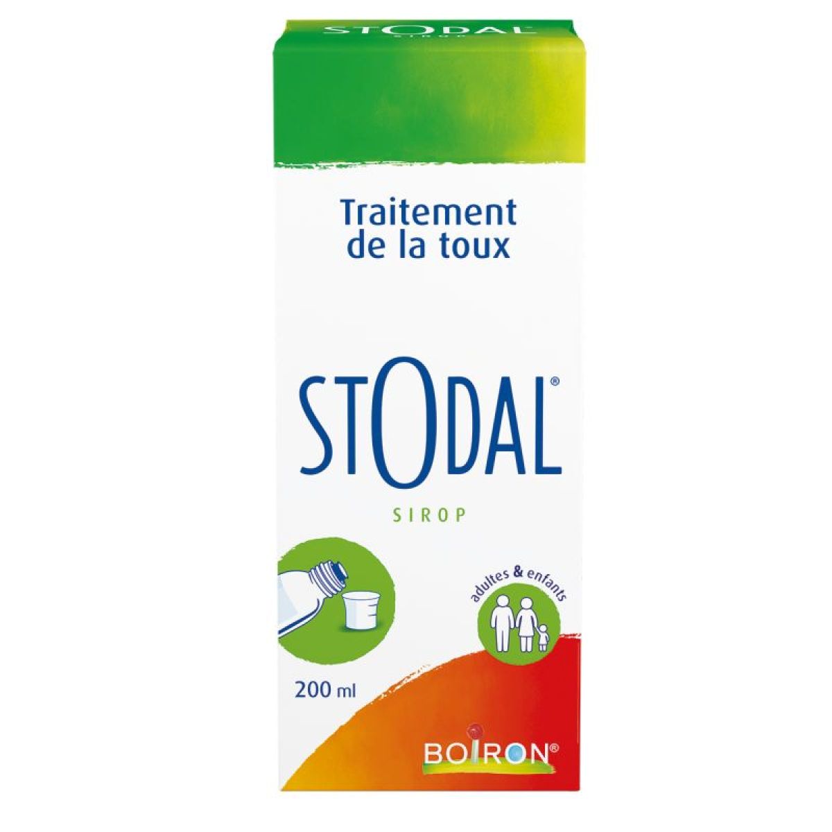 Stodal sirop antitussif 200 ml - Soulagez votre toux - Pharmacie