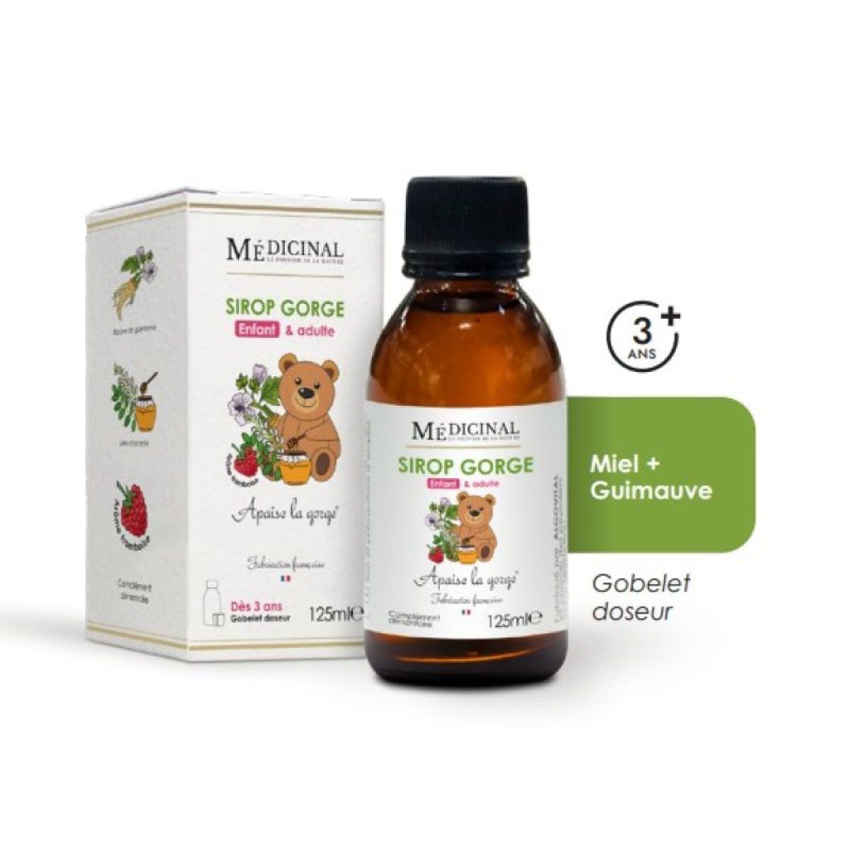 Medicinal Sirop Apaisant Pour La Gorge - Bien-Être Vocal