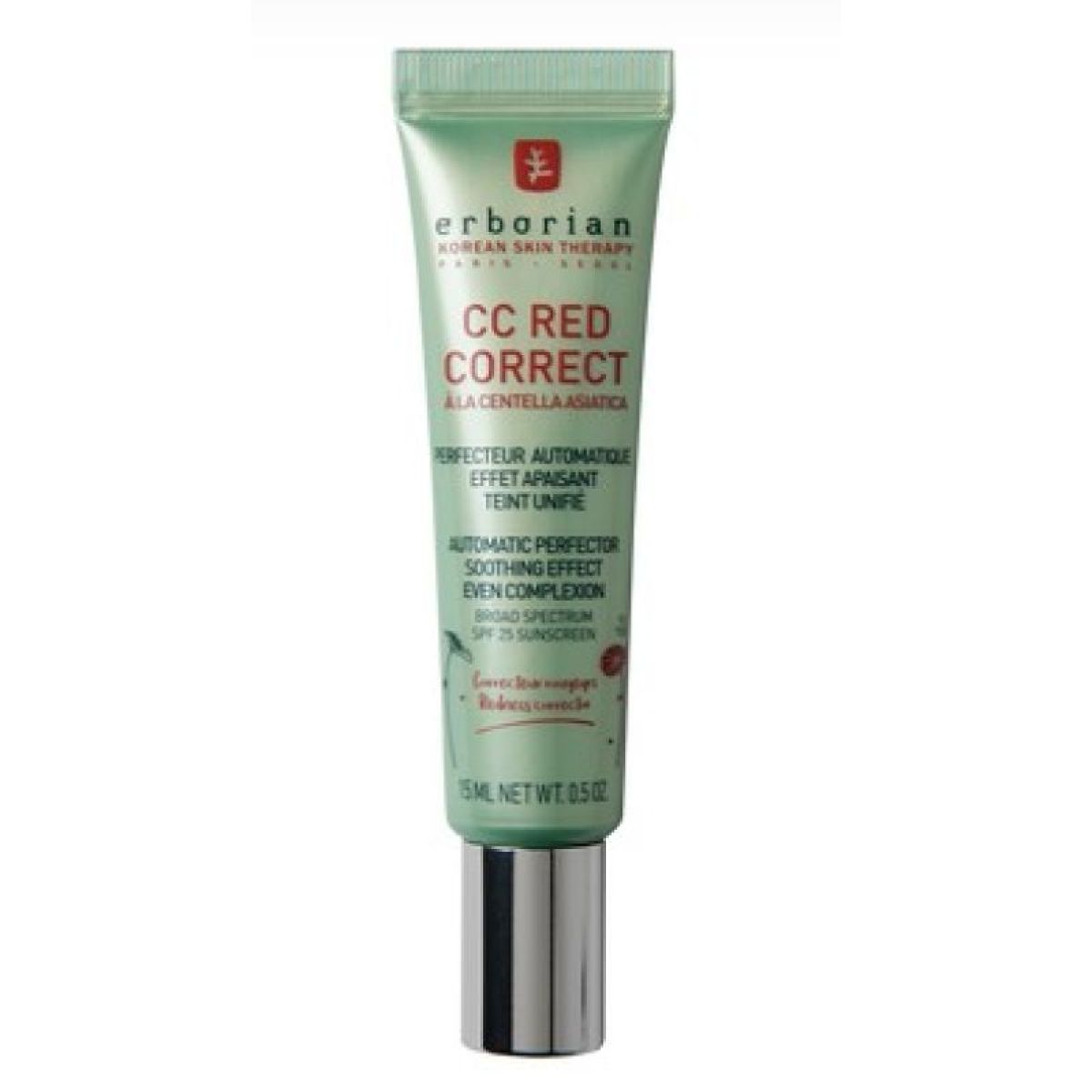 Erborian CC Red Correct - Teint unifié et peau apaisée