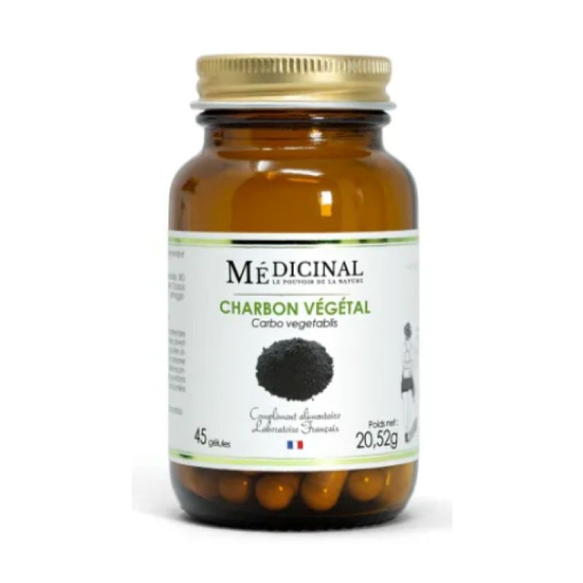 Charbon Végétal Actif Bio - Confort Digestif - Pharmacie Randanne