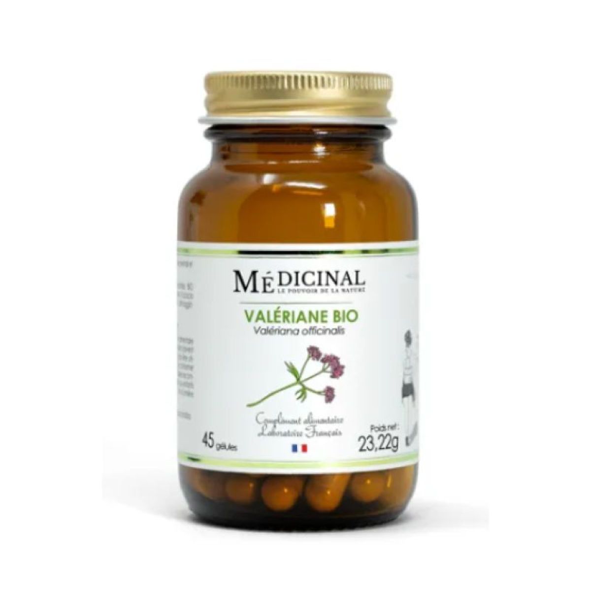 Medicinal Valériane Bio gélules - Relaxation et bien-être