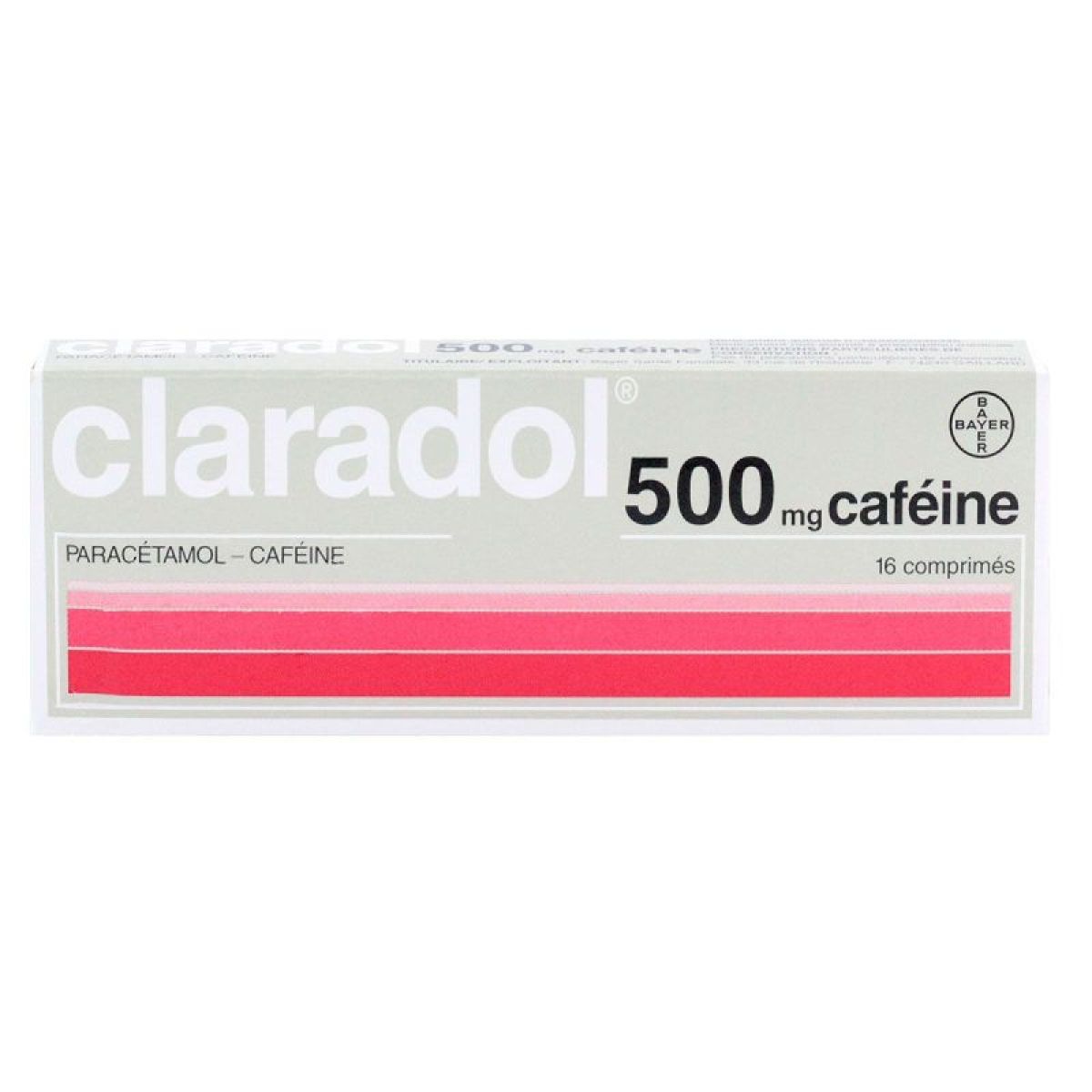 Bayer Claradol 500 mg - Soulagez la douleur et la fièvre
