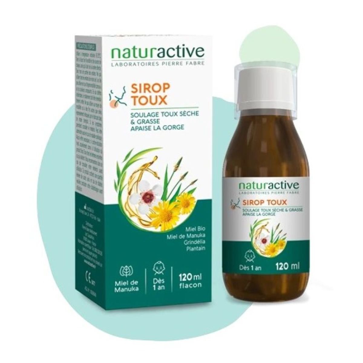 Naturactive Sirop Toux Sèche et Grasse - Apaisant Naturel