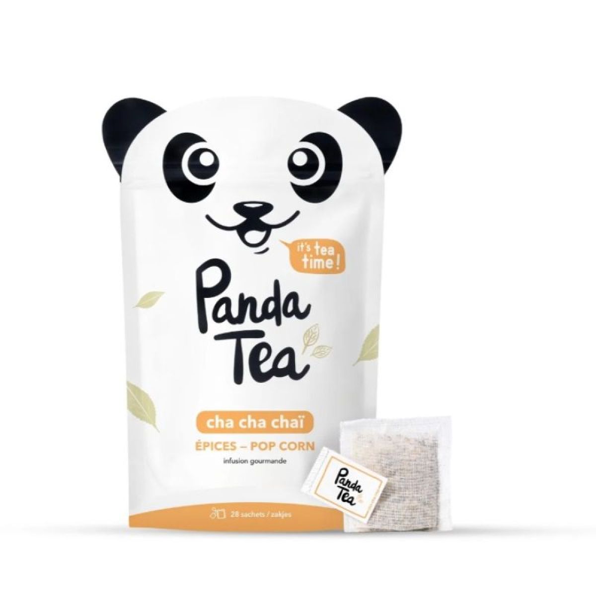 Panda Tea - Cha Cha Chaï goût épices-pop corn x28 sachets