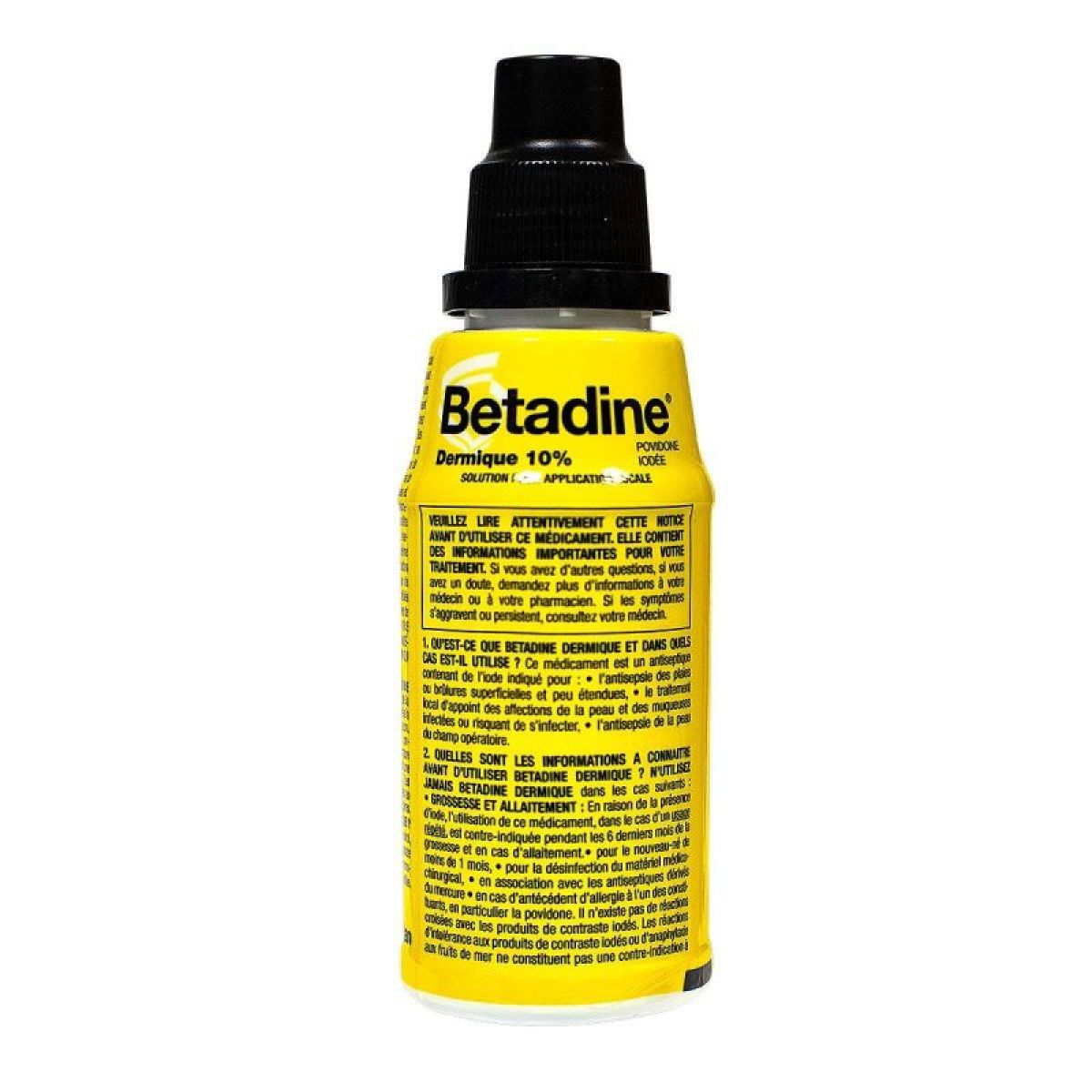 Bétadine 10% solution dermique - Antiseptique efficace