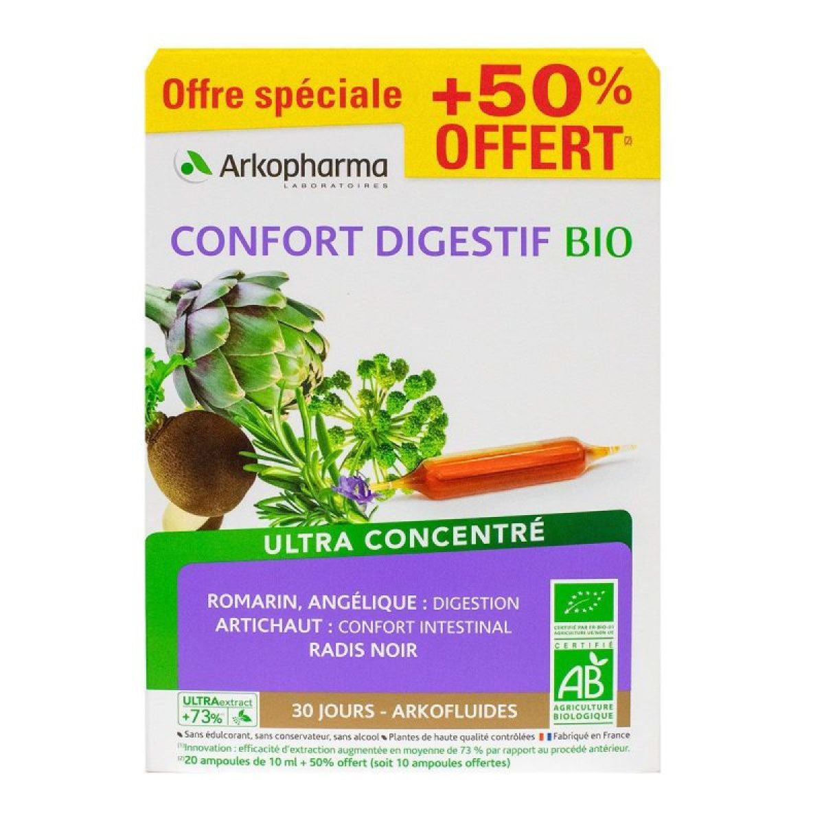Arkopharma Confort digestif bio ultra concentré - Pharmacie