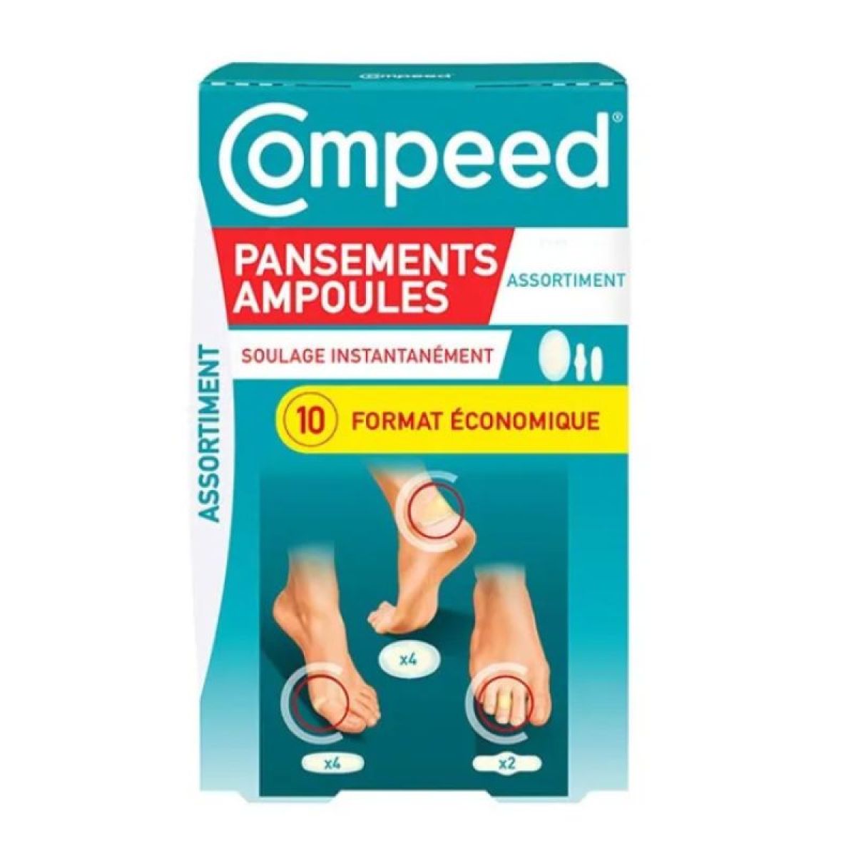 Compeed Pansements Ampoules - Soulagement Rapide - Pharmacie