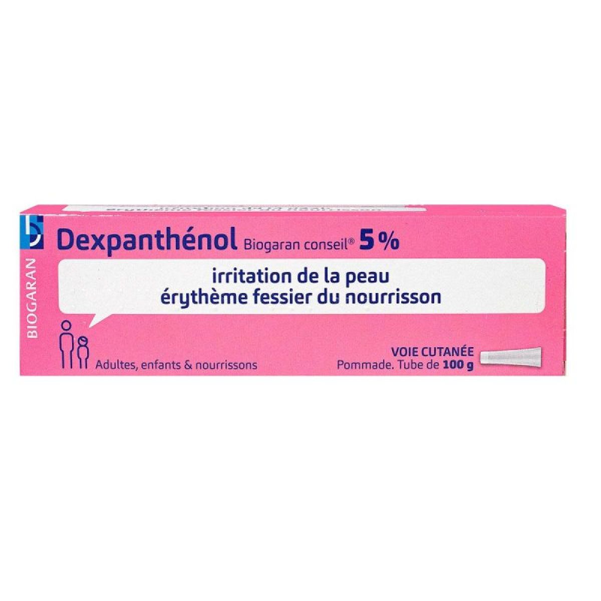 Biogaran Dexpanthénol 5% Pommade - Soin Apaisant - Pharmacie
